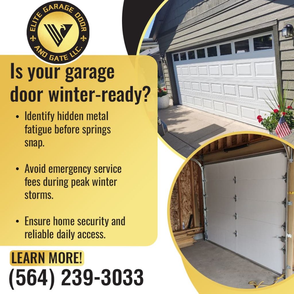 Why You Shouldn’t Delay Garage Door Repairs Before Winter
